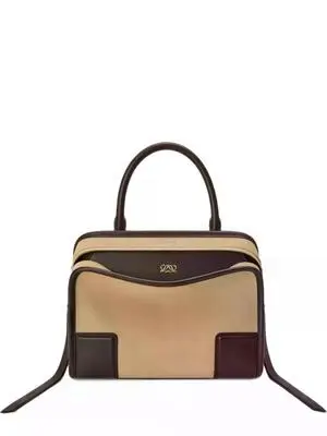 Loewe Colourblock Top Handle Tote Neutrals
