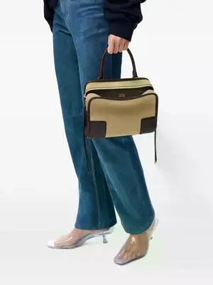 Loewe Colourblock Top Handle Tote - Neutrals