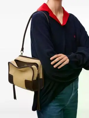 Loewe Colourblock Top Handle Tote - Neutrals