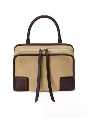 Loewe Colourblock Top Handle Tote - Neutrals