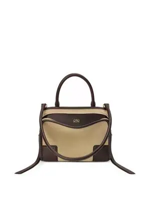 Loewe Colourblock Top Handle Tote - Neutrals