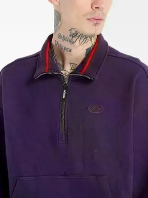 Adidas Half-zip Sweatshirt - Purple