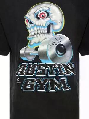 EARTHLING VIP Skull Graphic T-shirt - Black