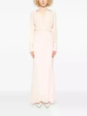 Patrizia Pepe Crystal-embellished Maxi Dress
