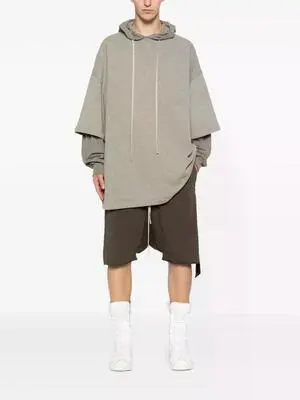 Rick Owens Drawstring Split Shorts - Brown
