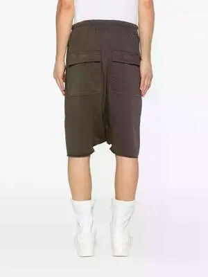 Rick Owens Drawstring Split Shorts - Brown