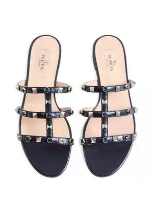 Valentino Garavani Rockstud Caged Sandals - Blue