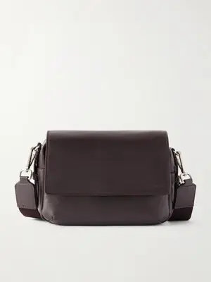 Nn07 Port' Small Leather Messenger Bag - Brown