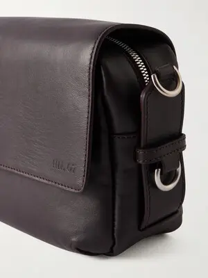 Nn07 Port' Small Leather Messenger Bag