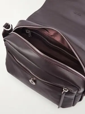 Nn07 Port' Small Leather Messenger Bag
