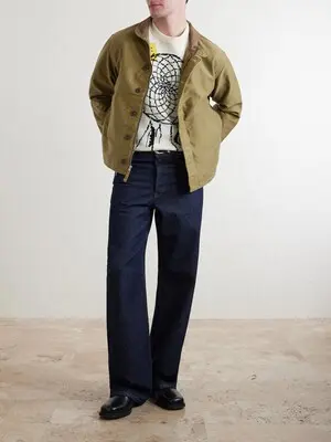 Kapital Peckish Dream Catcher Intarsia Cotton-blend Sweater
