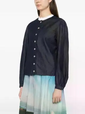 AGNES B. Denim Caraco Jacket