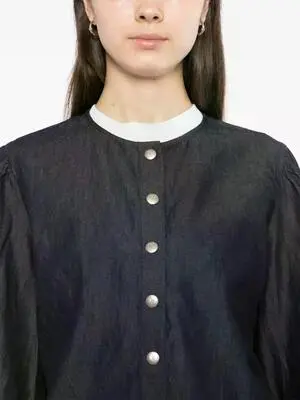 AGNES B. Denim Caraco Jacket