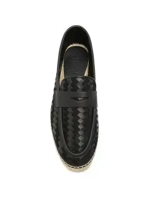 CastaÑer Woven Penny Espadrilles - Black