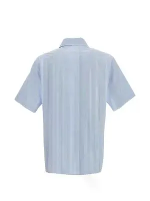 MAISON MARGIELA Pinstripe Chest-pocket Shirt - Blue