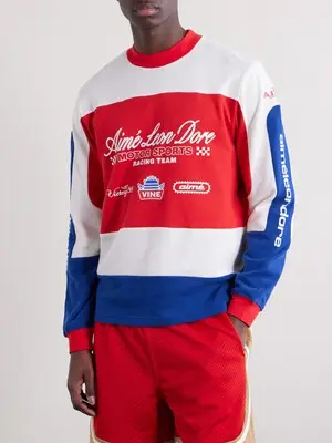 Aimé Leon Dore Motocross Printed Cotton-jersey T-shirt