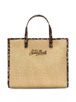 MC2 SAINT BARTH Vivian Leopard Print Tote Bag