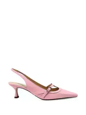 MADISON MAISON Penny Buckle-strap Slingback Pumps - Pink