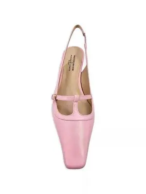 MADISON MAISON Penny Buckle-strap Slingback Pumps - Pink