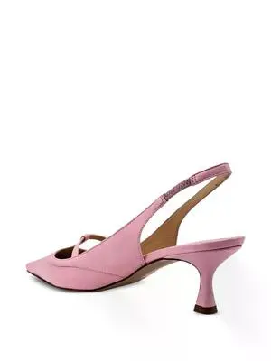 MADISON MAISON Penny Buckle-strap Slingback Pumps - Pink