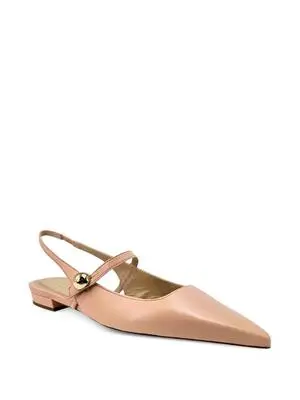 MADISON MAISON Binta Leather Slingback Pumps