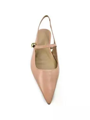 MADISON MAISON Binta Leather Slingback Pumps