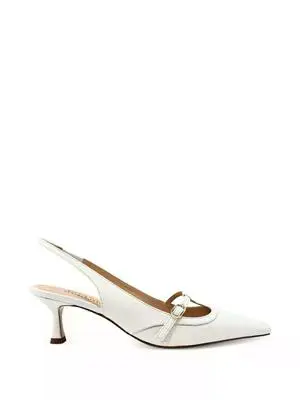 MADISON MAISON Penny Slingback Pumps - White