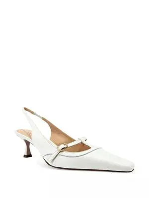 MADISON MAISON Penny Slingback Pumps - White