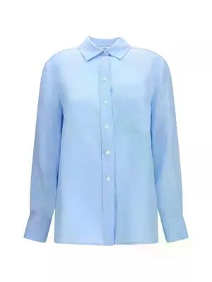 LARDINI Linen Button-up Shirt