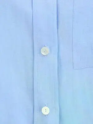 LARDINI Linen Button-up Shirt