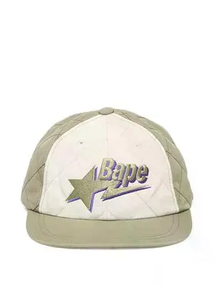 A BATHING APE Quilted Cotton Cap