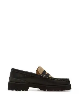 Clarks Contrast Stitching Derbys