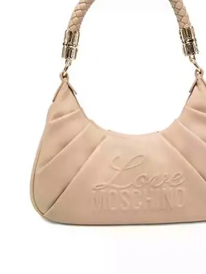 Moschino Embossed-logo Shoulder Bag