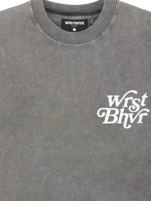 WRSTBHVR Logo-print T-shirt - Grey
