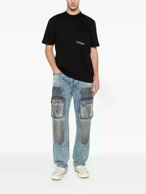 YES LONDON Round-neck Pocket T-shirt