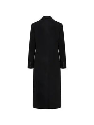 REFORMATION Lucas Double-breasted Coat - Black