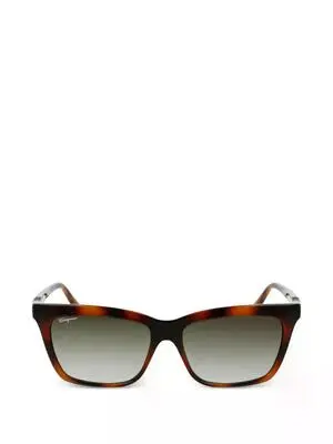 FERRAGAMO Square Full-rim Sunglasses - Brown