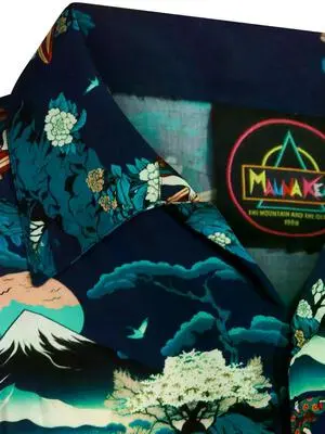 MAUNA KEA All-over Print Shirt - Blue