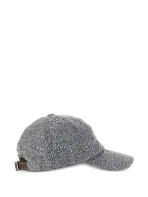Brunello Cucinelli Textured Baseball Cap - Grey