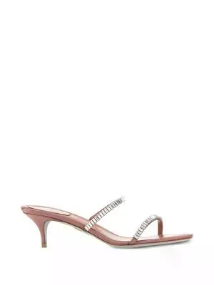 Rene Caovilla Crystal Embellished Mules