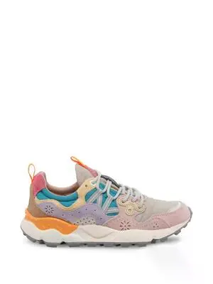 Flower Mountain Round Toe Sneakers For Women