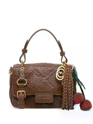LA CARRIE Small Atena Labyrinth Leather Tote Bag