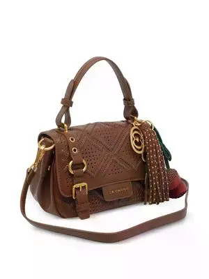 LA CARRIE Small Atena Labyrinth Leather Tote Bag