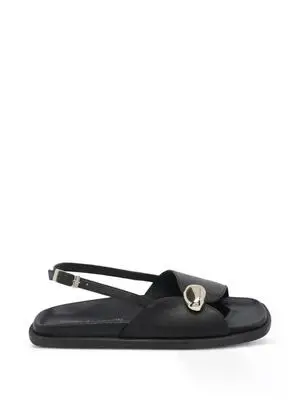 ANGEL ALARCON Square-toe Buckle Sandals