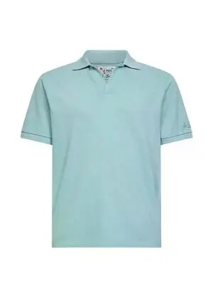 MC2 SAINT BARTH Charles Embroidered T-shirt - Blue