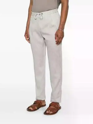 PT TORINO Drawstring Tailored Trousers - Grey