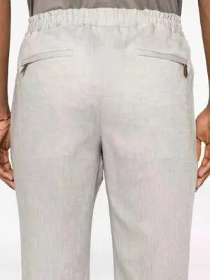 PT TORINO Drawstring Tailored Trousers - Grey