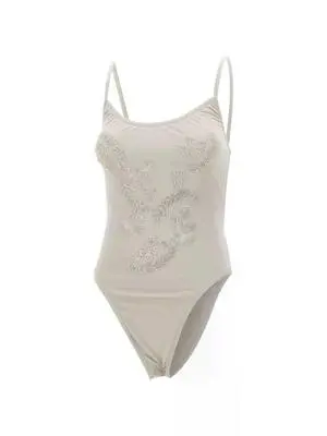 JACQUES Jewel-embroidered Bodysuit