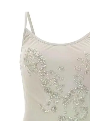 JACQUES Jewel-embroidered Bodysuit