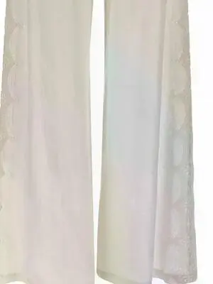 MAURIZIO MYKONOS Lace Embroidered Trousers